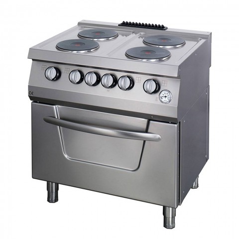 Electric 4-Plate Cooker With Oven | Smart Solution